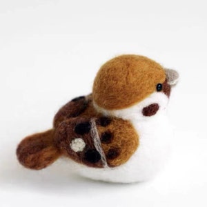 Mini Needle Felted Bird-felt Animal Sculpture,needle Felted Bird,felt ...