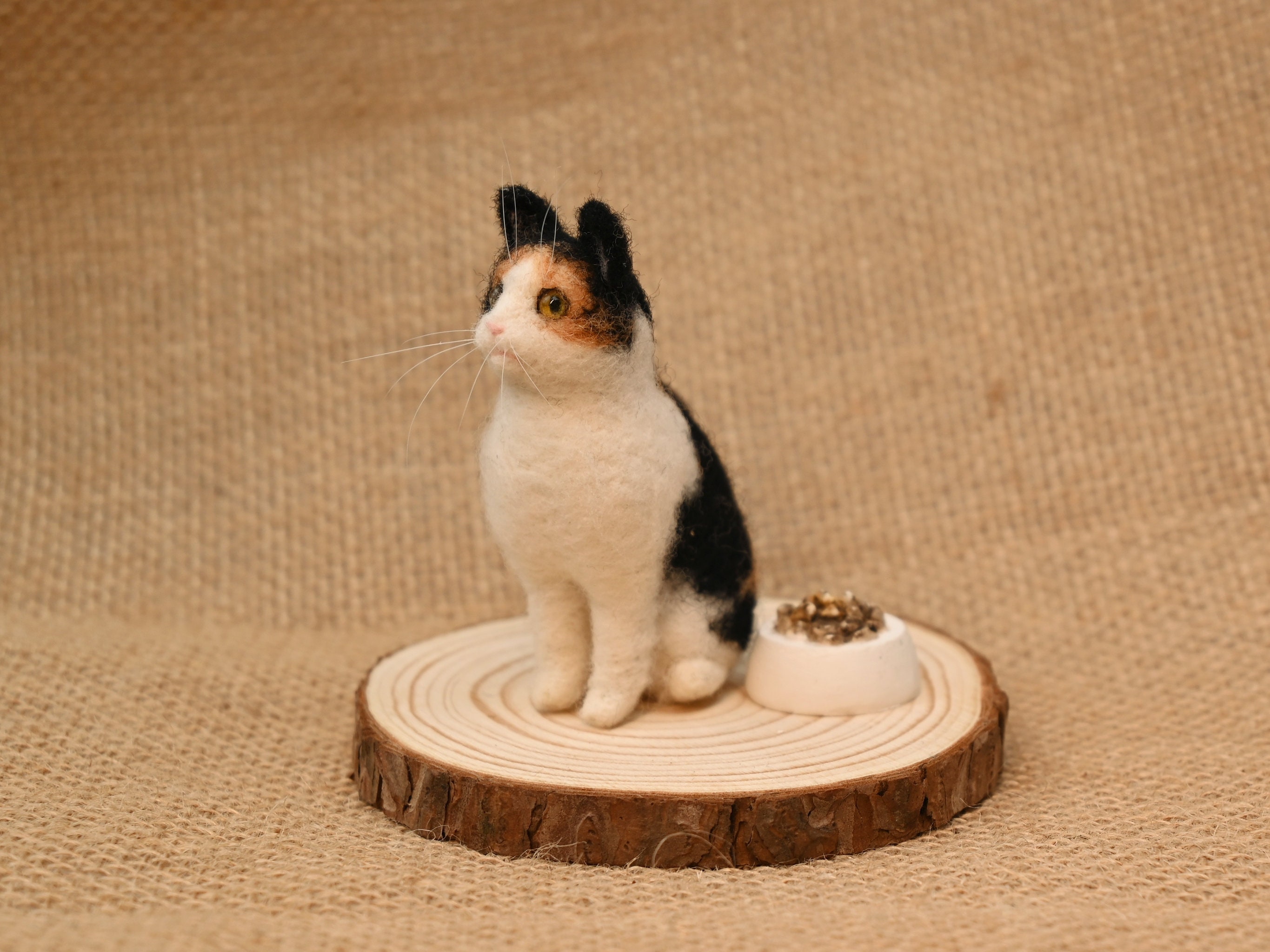 Custom Felt Pet Portraits,custom Needle Felted Pets,felt Cats,wakuneco ...