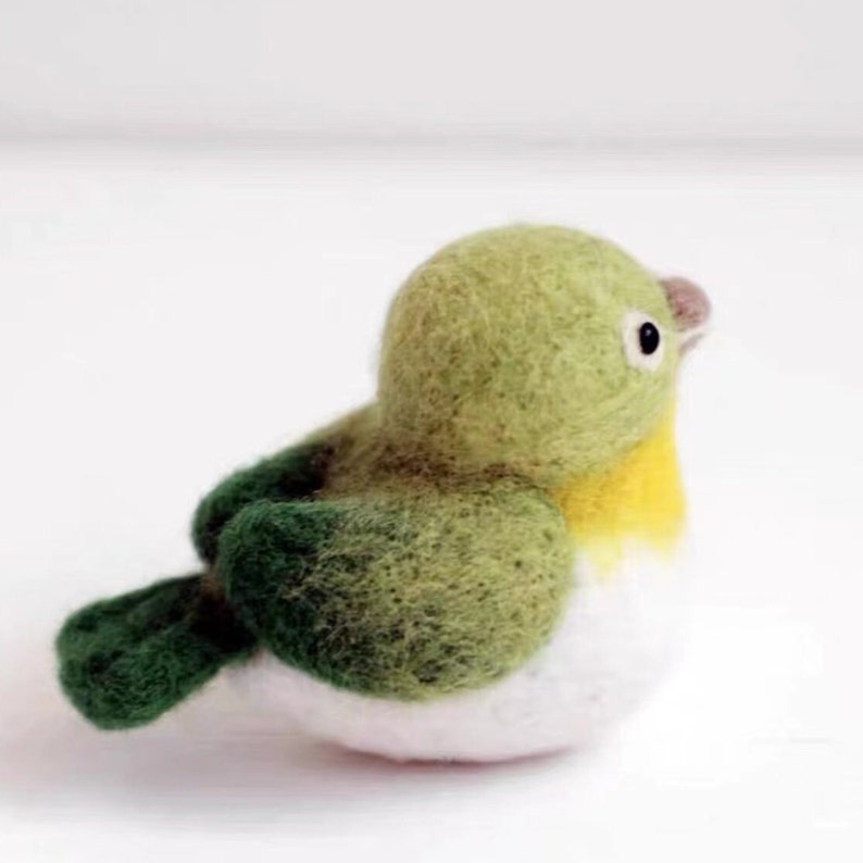 Mini Needle Felted Bird-felt Animal Sculptureneedle Felted - Etsy