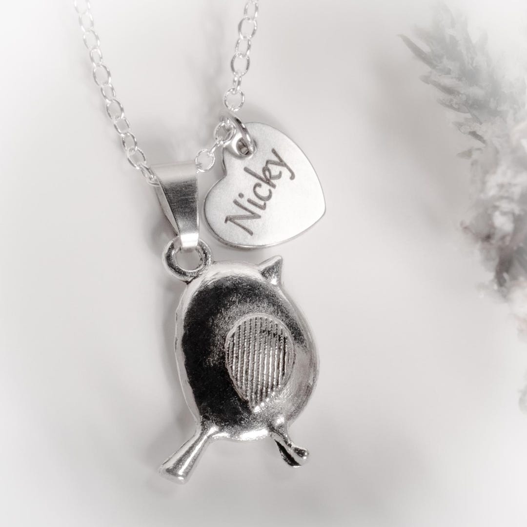 Robin Necklace | When Robins Appear | Can Be Personalised | Grief Gift ...
