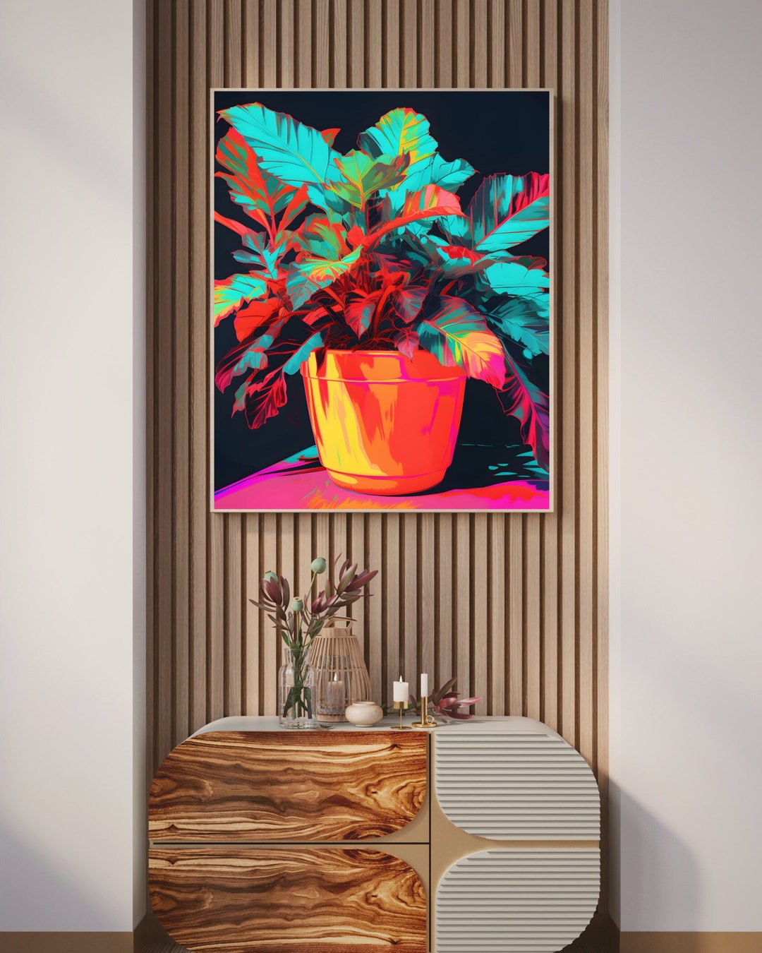 Pop Art Plant Digital Download - Etsy