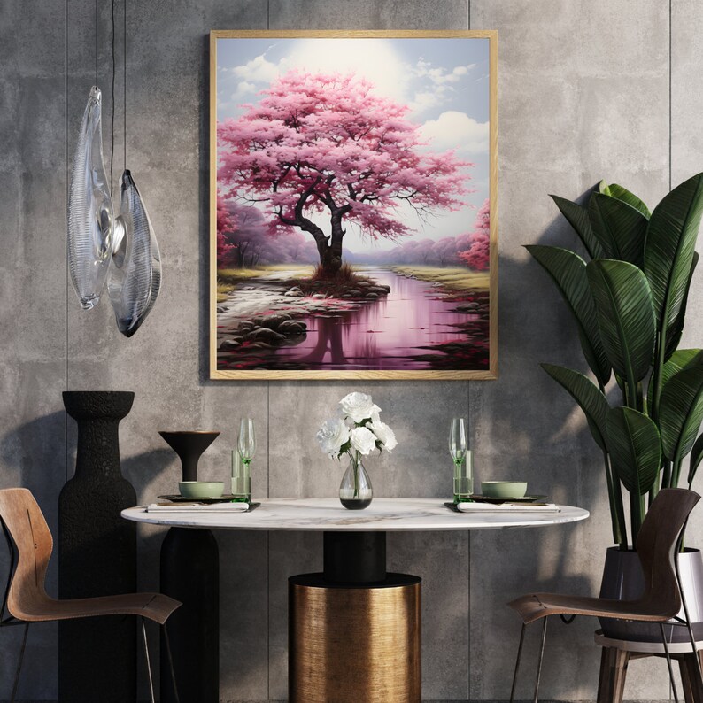 Blossom Tree Oil Painting Digital Download - Etsy