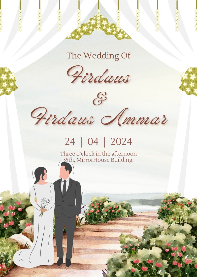 Editable Invitation Card Digital - Etsy