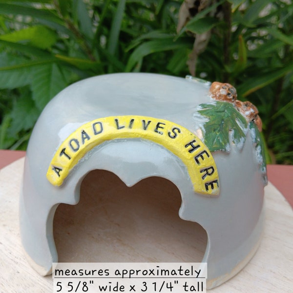 Toad House for Garden - Etsy
