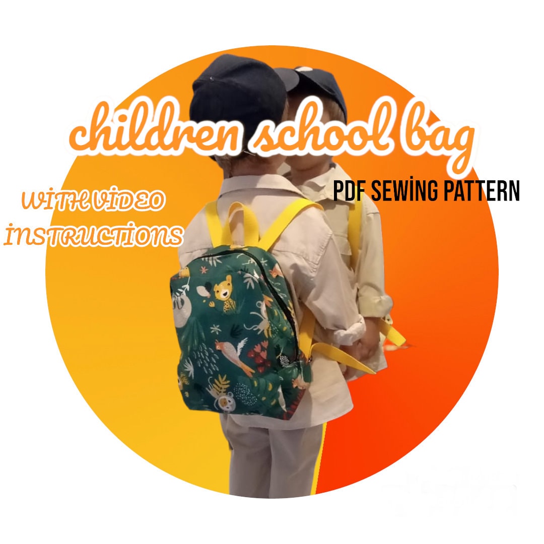Children School Bag Pattern - Etsy