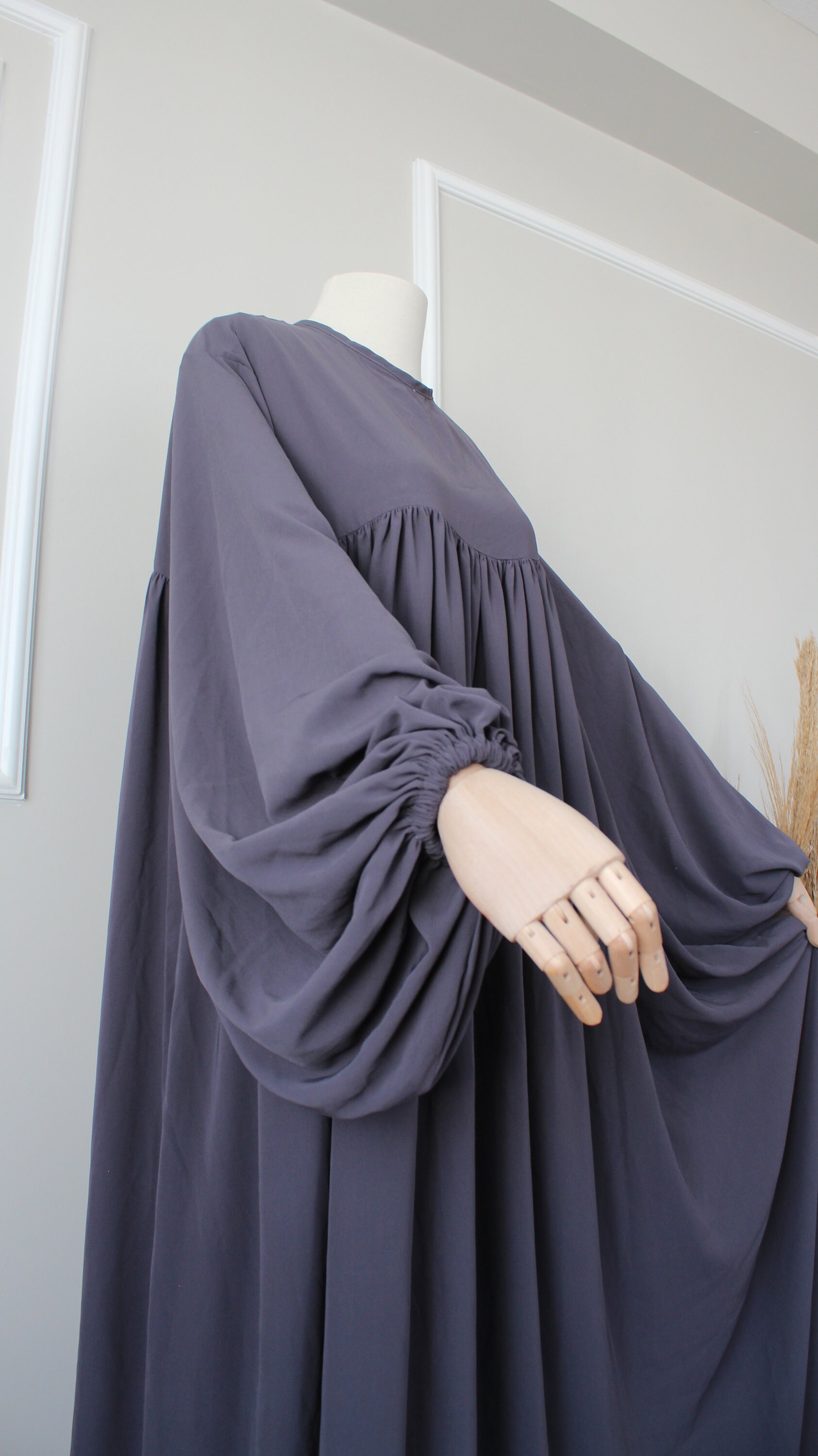 Balloon Sleeve Shired Abaya PDF PATTERN A4 - Etsy Canada
