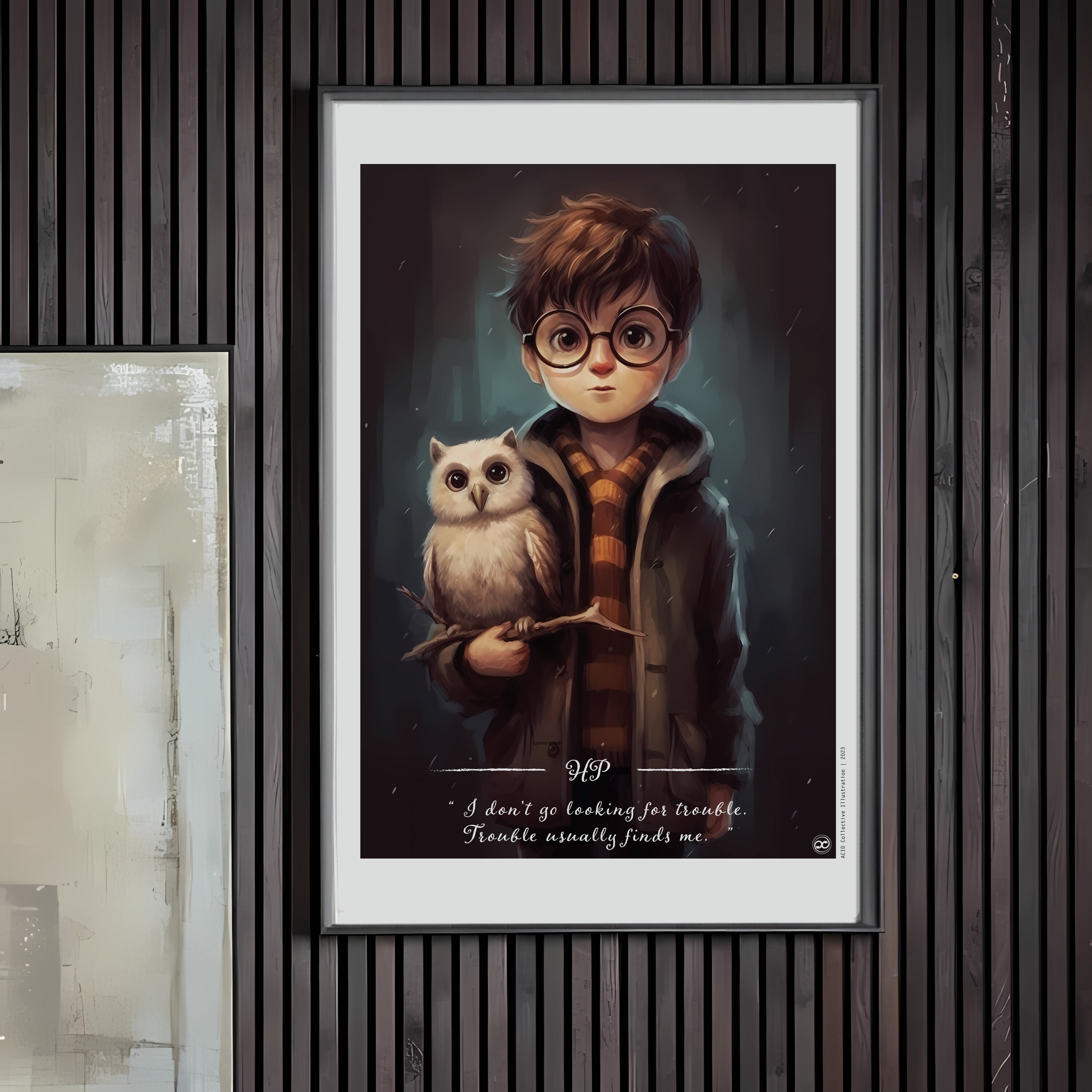 Wizard School Character Art Print Set Magic Book Quote Instant Download ...