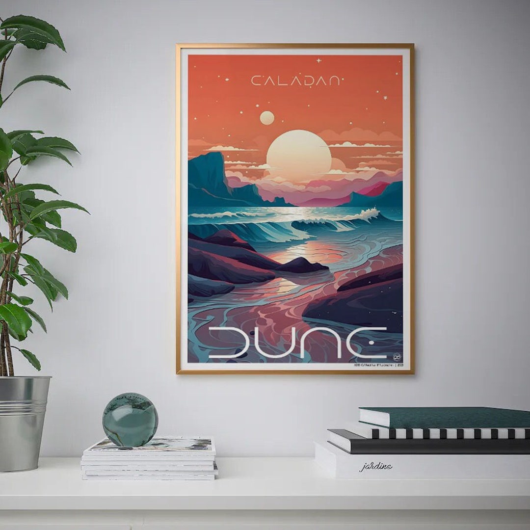 Sand Dune World Planet Poster Digital Artwork Wall Poster Fan Art ...