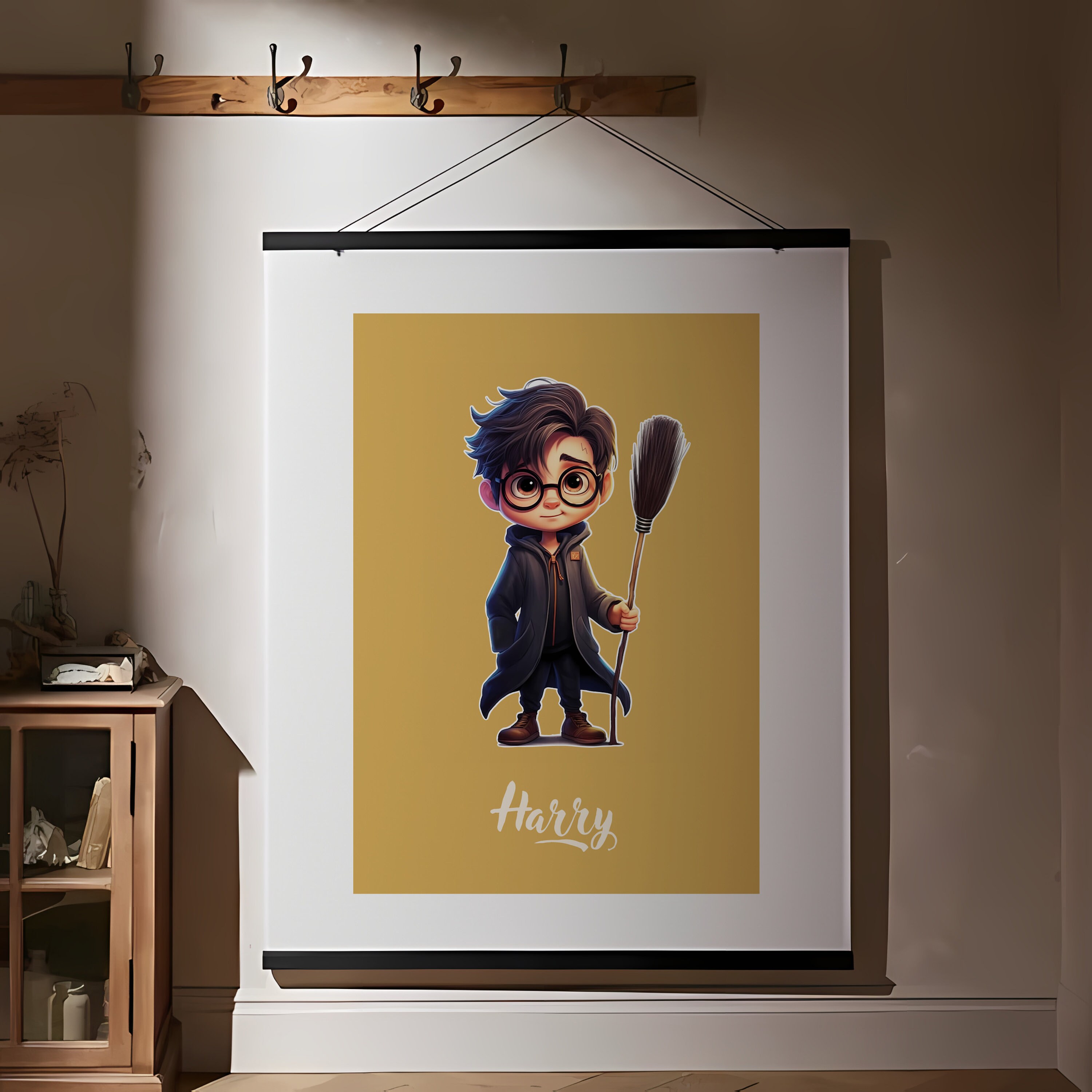 Wizard School Character Art Print Set Magic Theme Instant Download ...