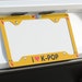 Kpop License Plate Frame, Kpop Car Accessories, Kpop Merch, Jdm ...