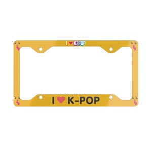 Kpop License Plate Frame, Kpop Car Accessories, Kpop Merch, Jdm ...