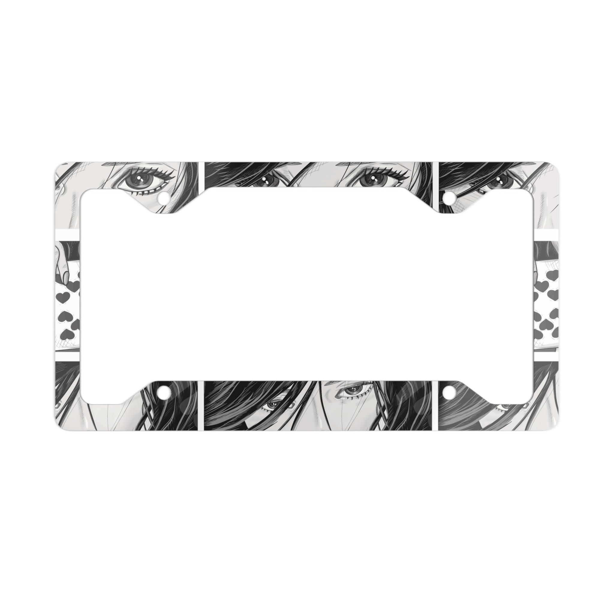 Automotive Anime License Plate Frame, Kawaii License Plate Frame ...
