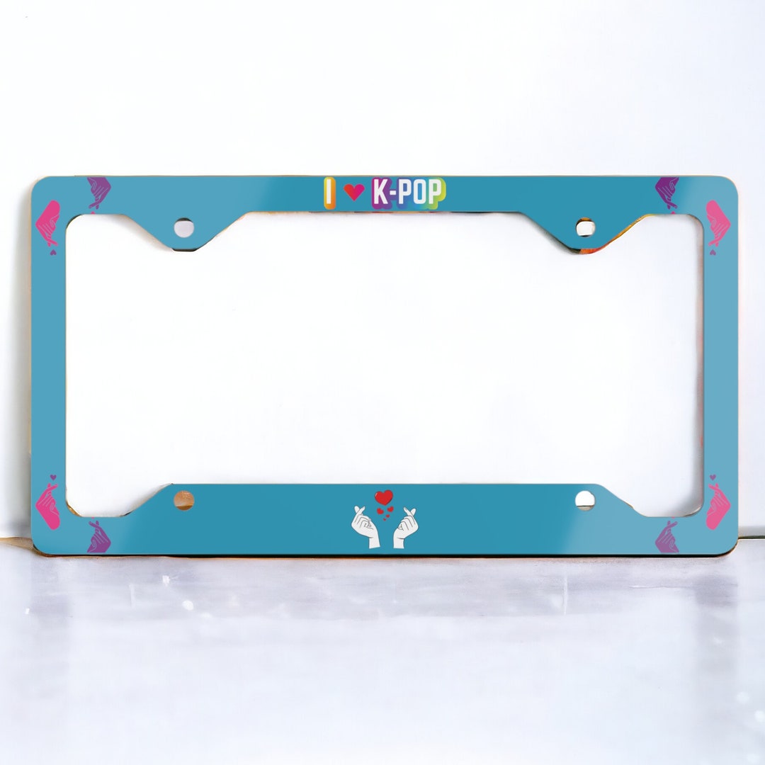 Kpop License Plate Frame, Kpop Car Accessories, Kpop Merch, Jdm ...