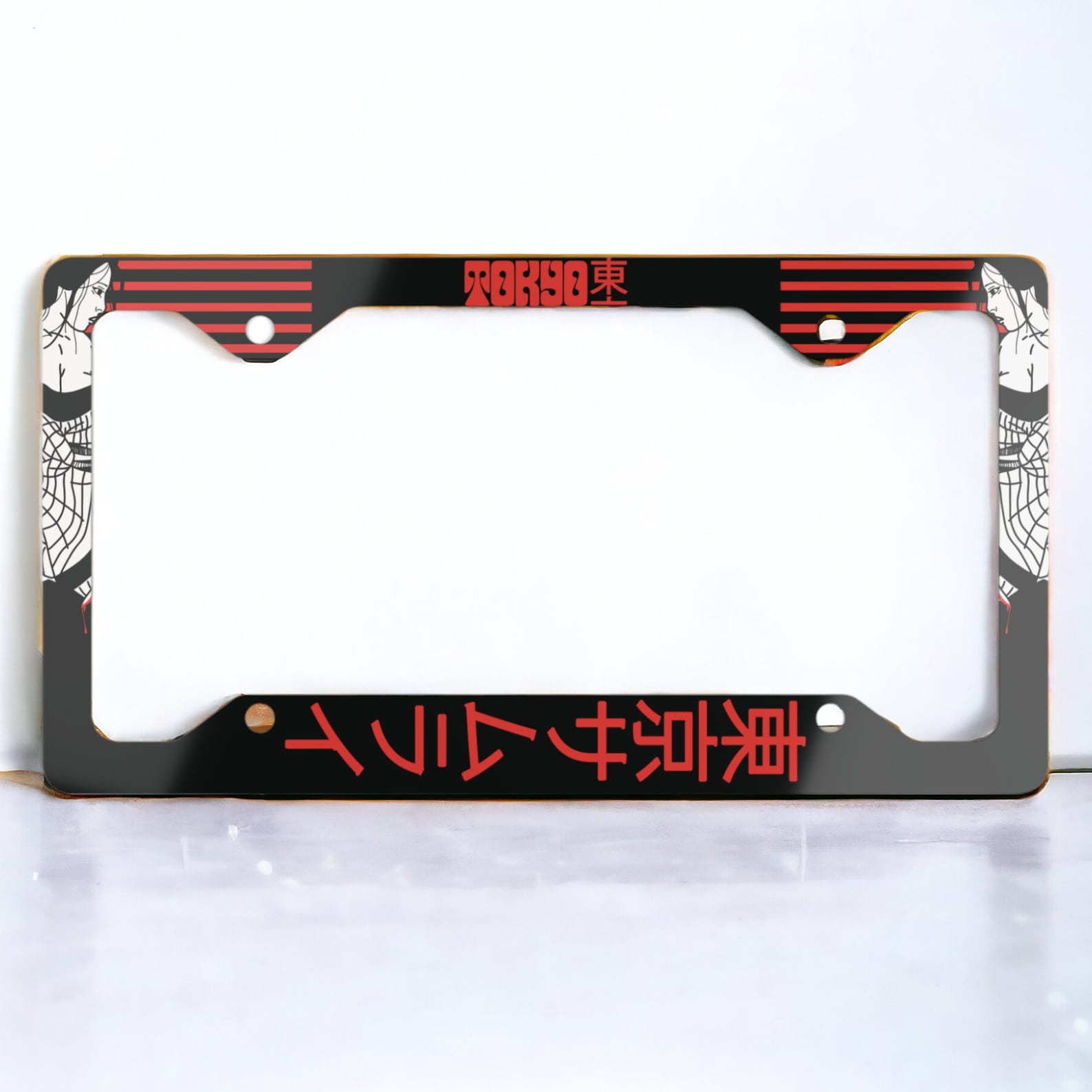 Automotive Anime License Plate Frame, Geisha Kawaii License Plate Frame ...