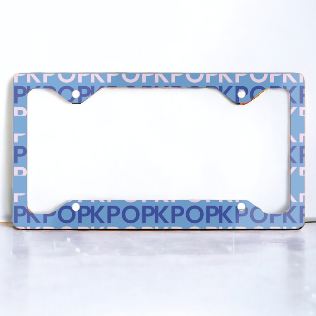 Kpop License Plate Frame, Kpop Car Accessories, Kpop Merch, Jdm ...