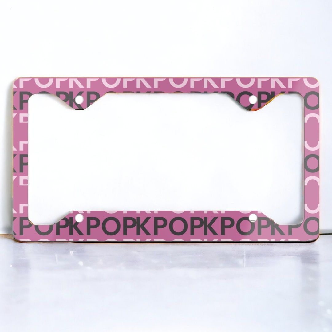 Kpop License Plate Frame, Kpop Car Accessories, Kpop Merch, Jdm ...