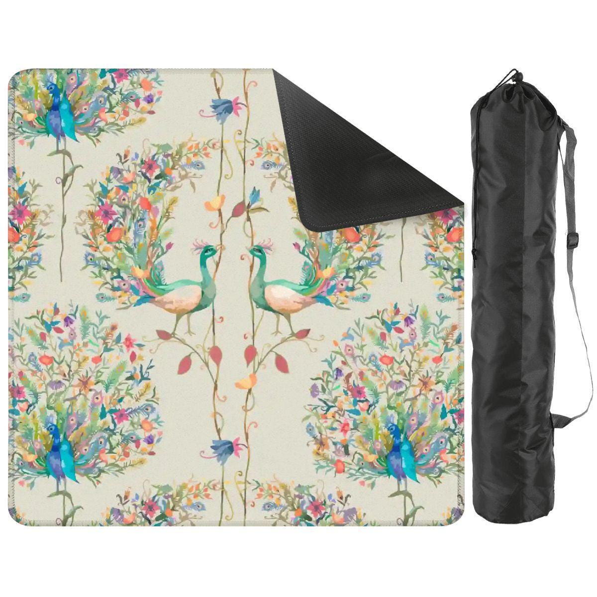 Mahjong Mat Chinoiserie Print Tablecloth Play Mat Mahjong Table Mat ...