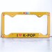 Kpop License Plate Frame, Kpop Car Accessories, Kpop Merch, Jdm ...