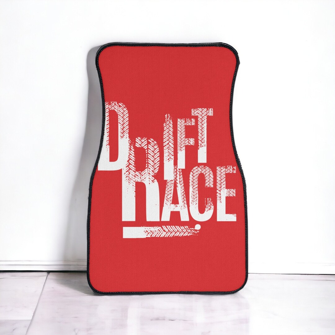 Tire Tracks Red Floor Mats Jdm Car Accessories for Teens Japanese ...