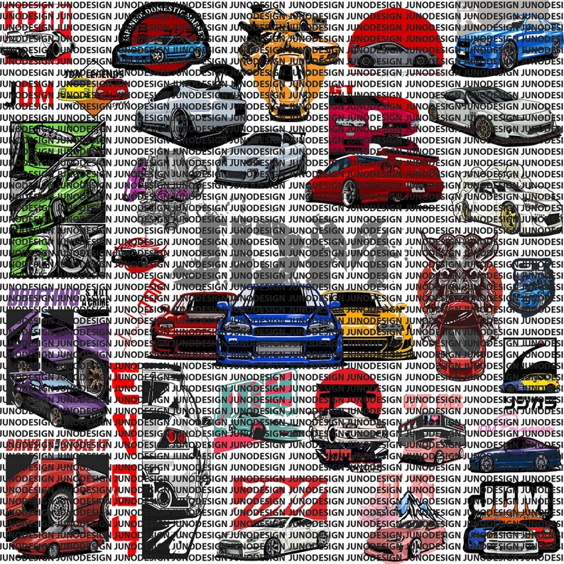 JDM Svg, JDM Cars Pack Svg Files Bundle, Ready for Cricut, Silhouette ...