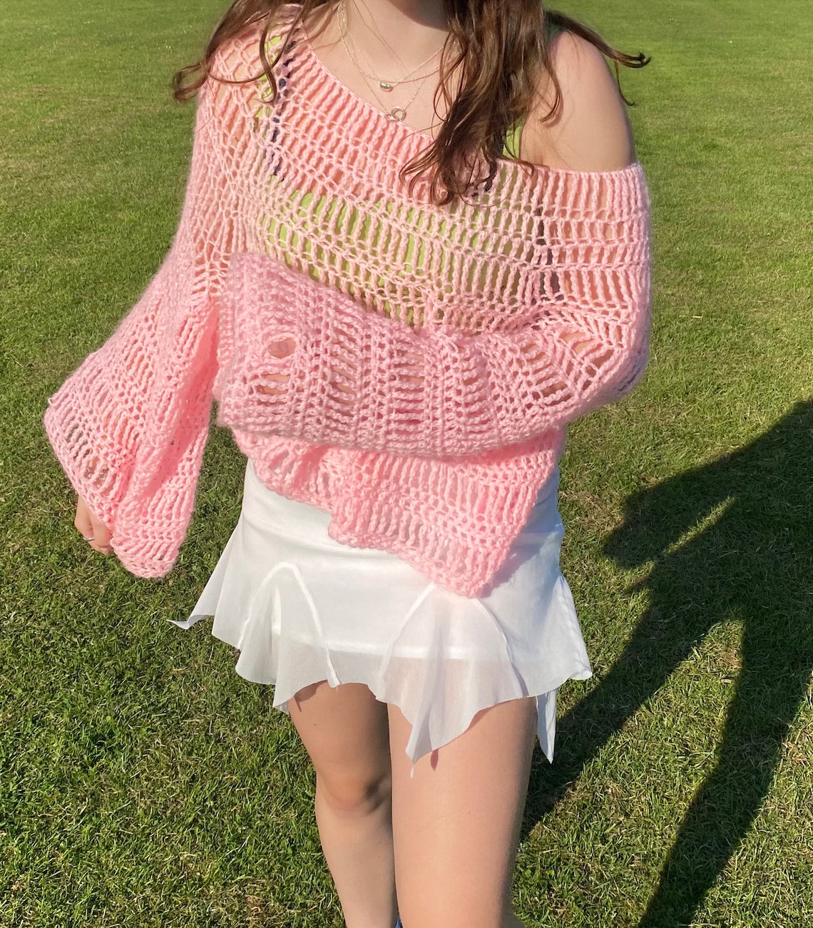 Oversized Crochet Mesh Jumper Pattern - Etsy