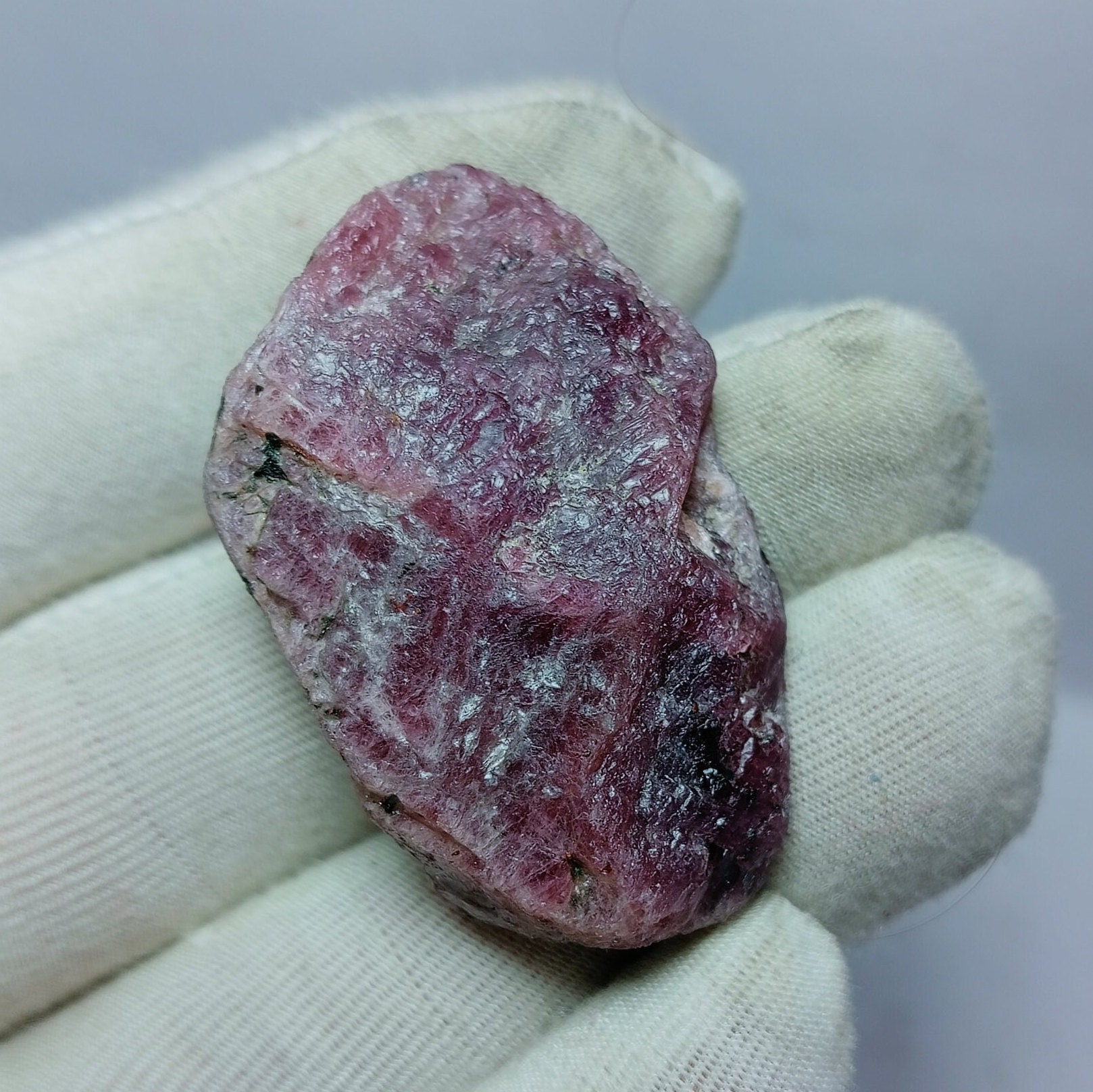Natural Red Ruby Rough Uncut Shape Certified Red Ruby Loose Gemstone ...