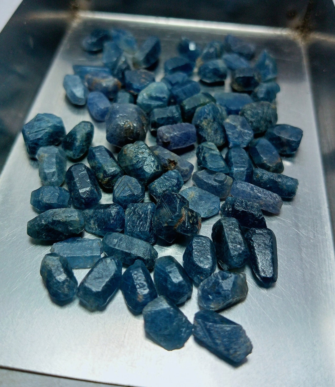 50 Pieces Blue Sapphire Rough, Blue Sapphire Rough, Blue Sapphire ...
