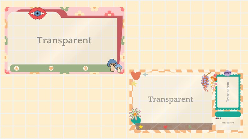 Cute & Groovy 70s Twitch Overlay Bundle - Etsy