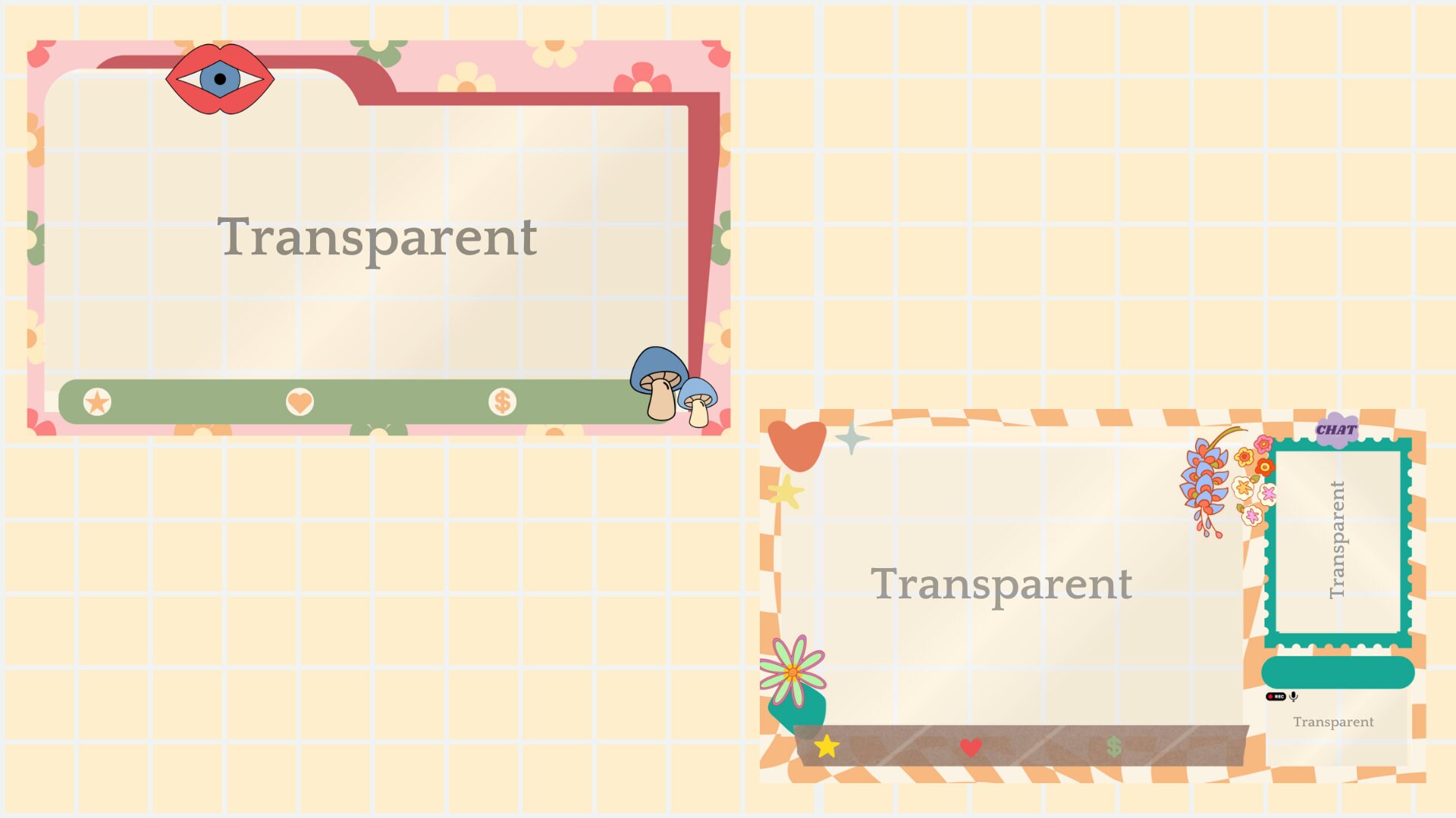 Cute & Groovy 70s Twitch Overlay Bundle - Etsy