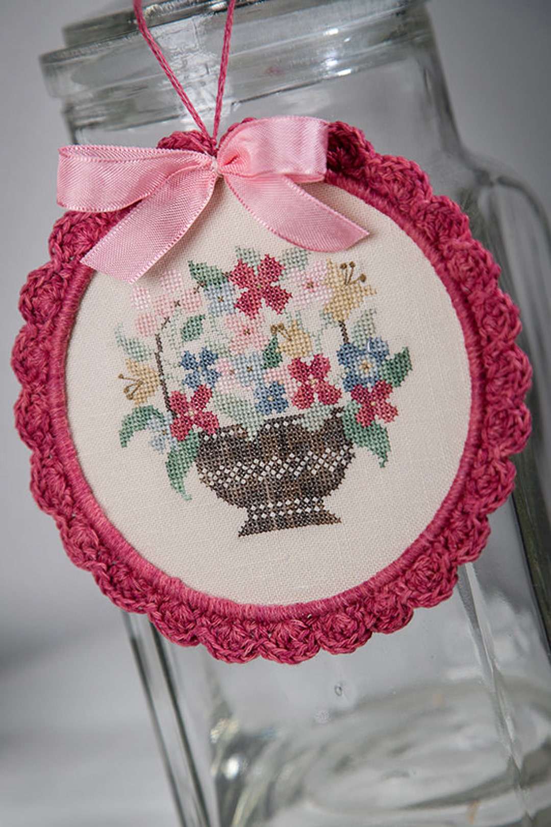 Basket of Flowers Tralala Cross Stitch Diagram PDF - Etsy