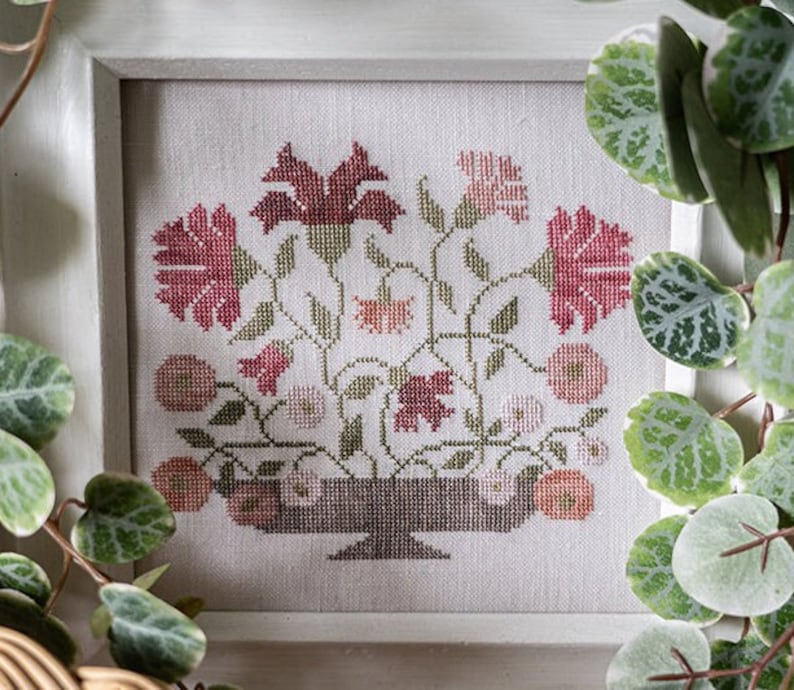 Round Bouquet Tralala Cross Stitch Diagram PDF - Etsy