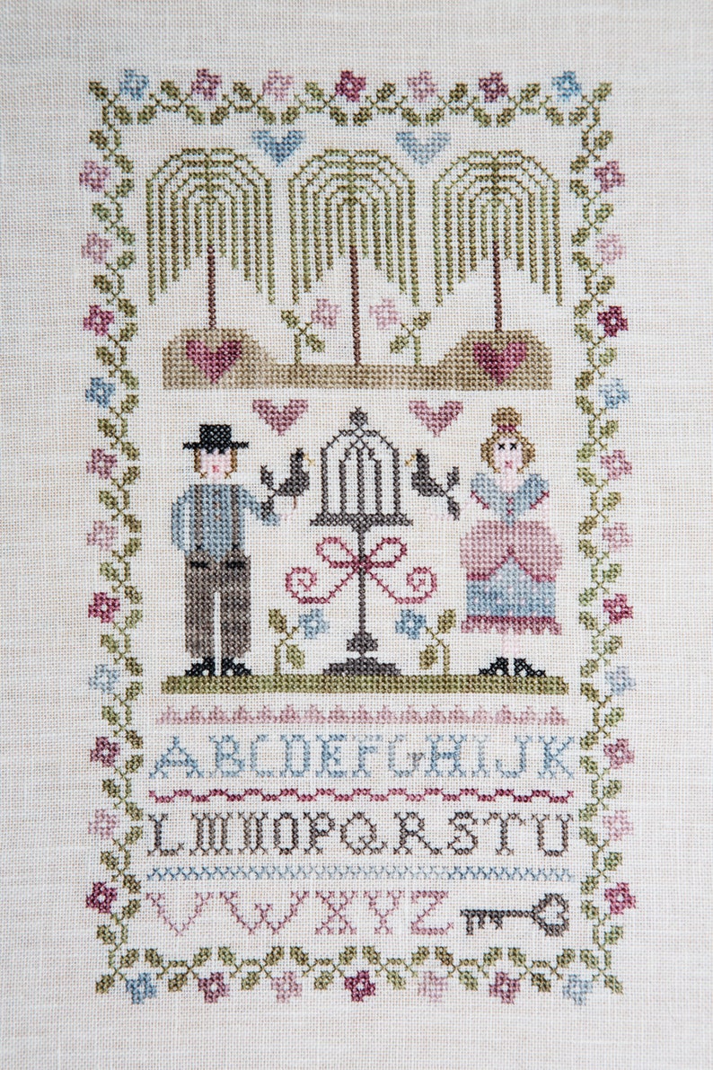 Sampler N 2 Tralala Cross Stitch Diagram PDF - Etsy