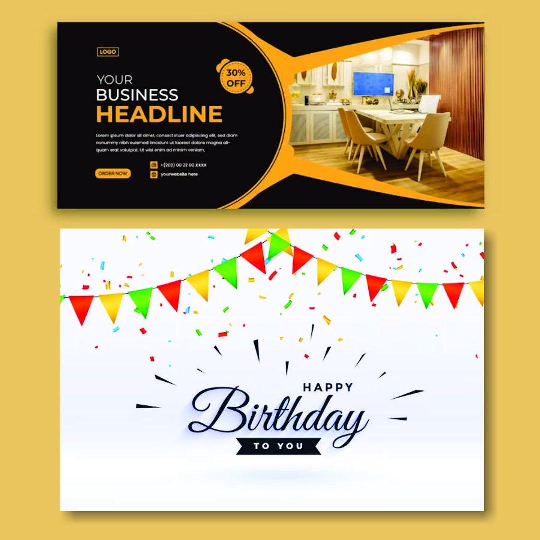RETRACTABLE BANNER TEMPLATE Design Fashion Boutique - Etsy