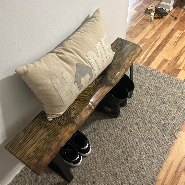 Barn Wood Bench - Etsy