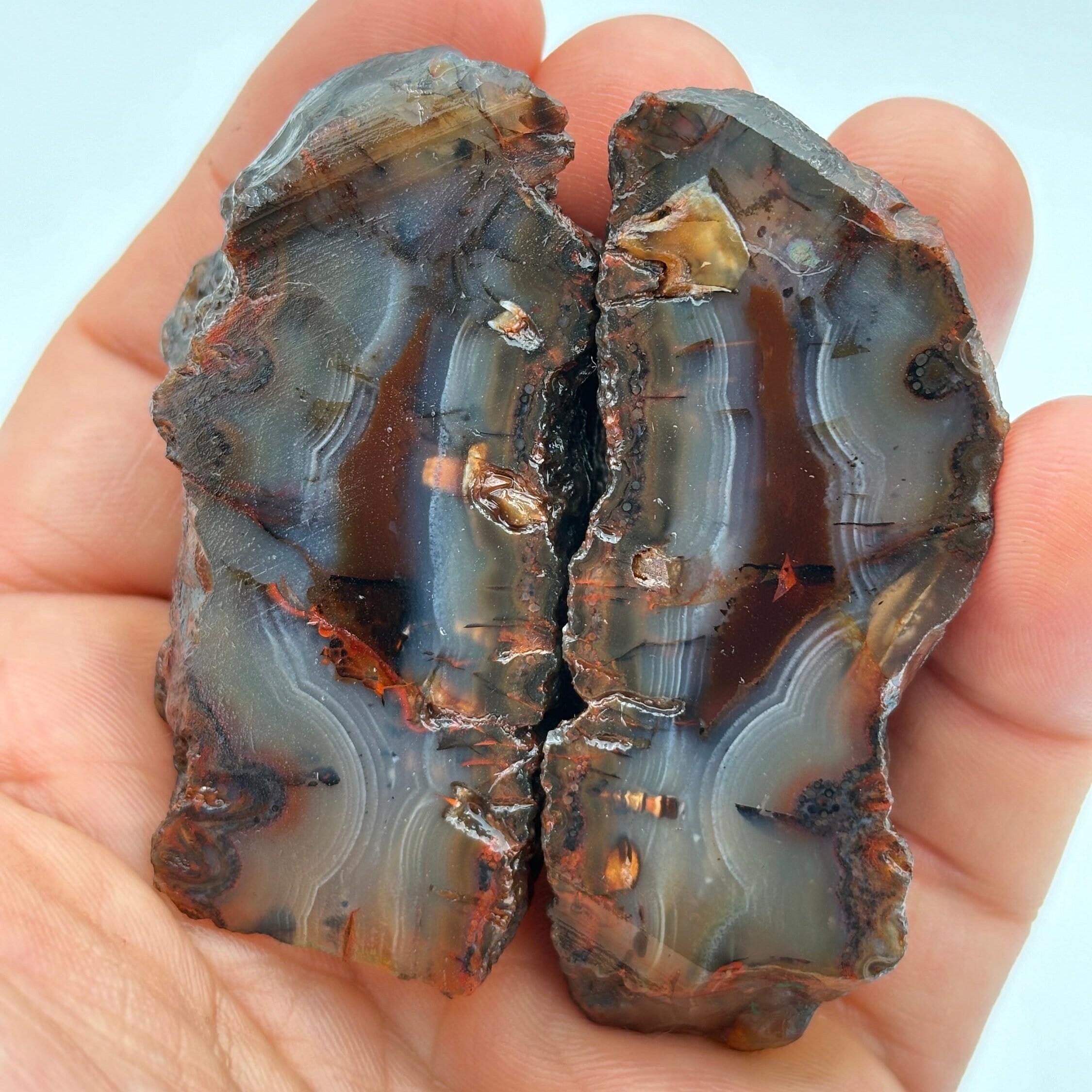 Core Banded Botryoidal Agate From Cubuk, Ankara, Turkey, Gift ...