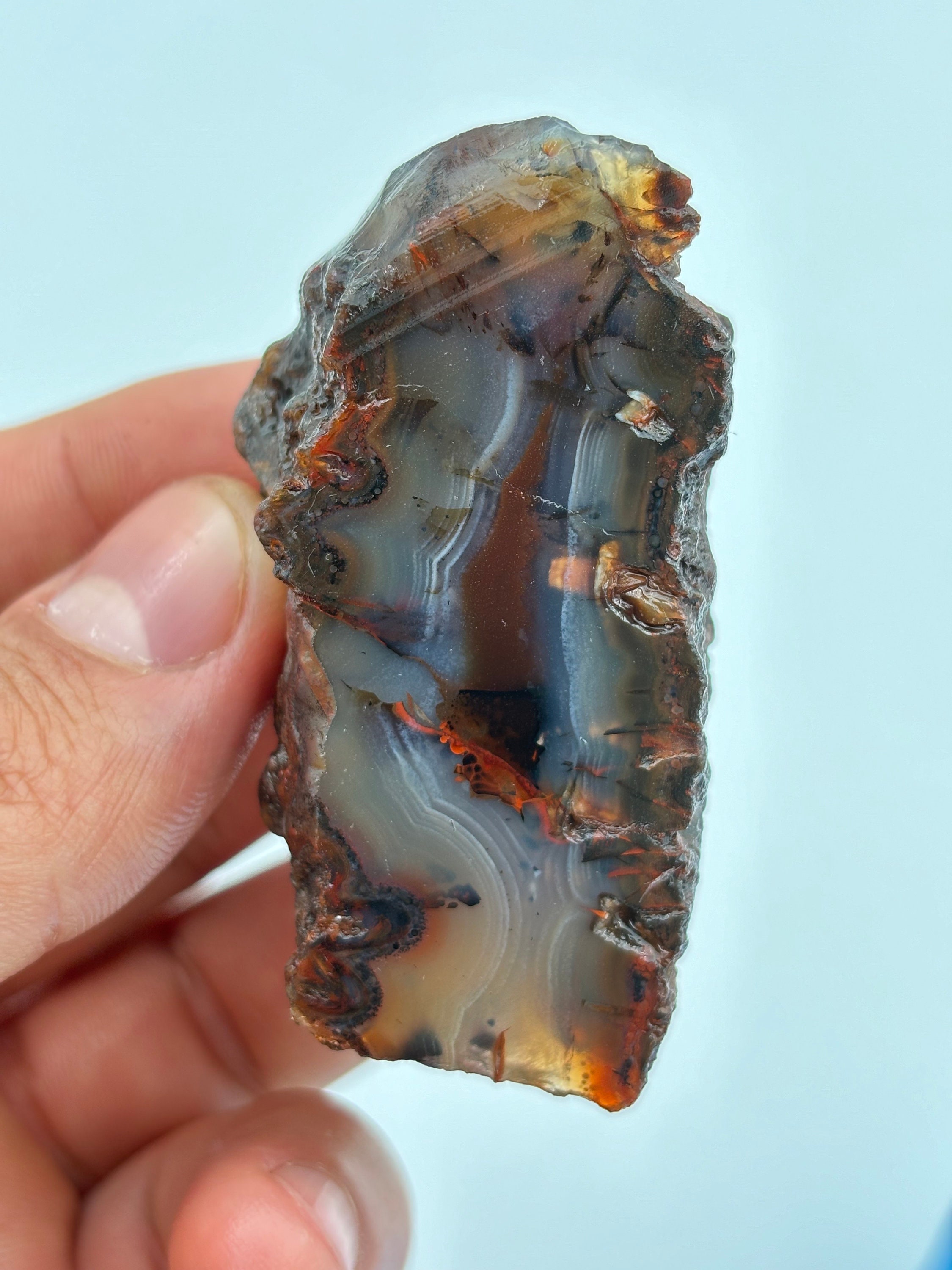 Core Banded Botryoidal Agate From Cubuk, Ankara, Turkey, Gift ...