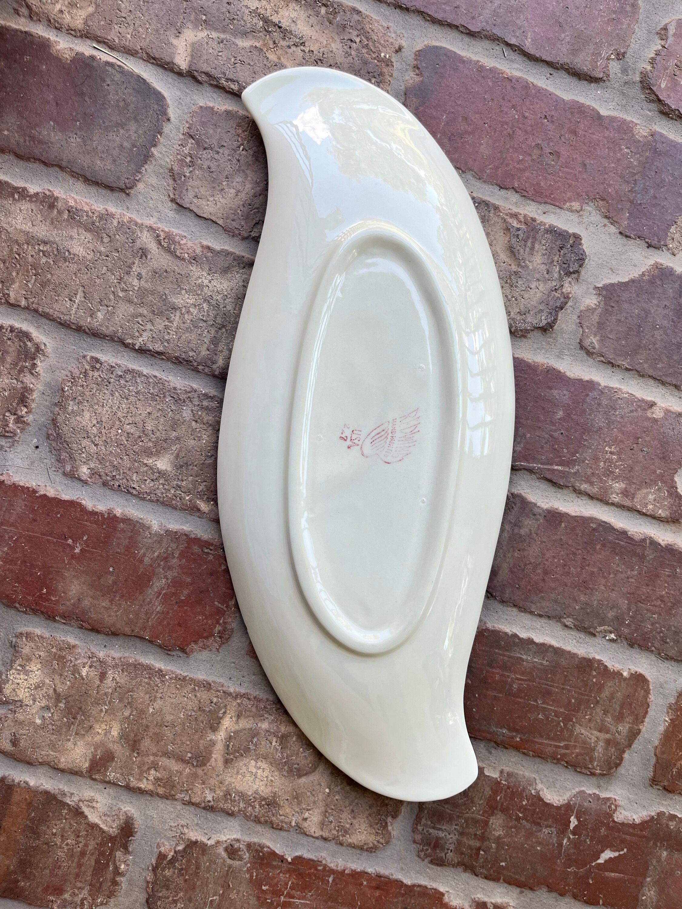 Red Wing Pottery Anniversary Driftwood Celery Relish Dish - Etsy