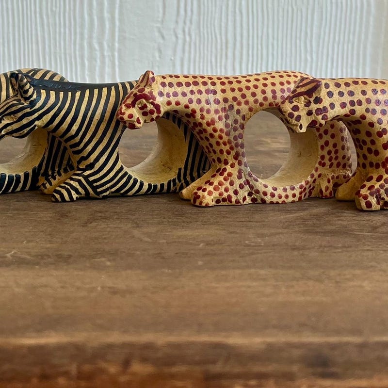 African Napkin Rings - Etsy