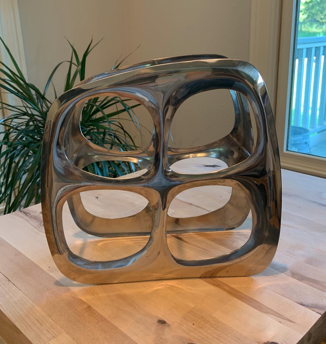 Retro Aluminum Wine Rack - Etsy