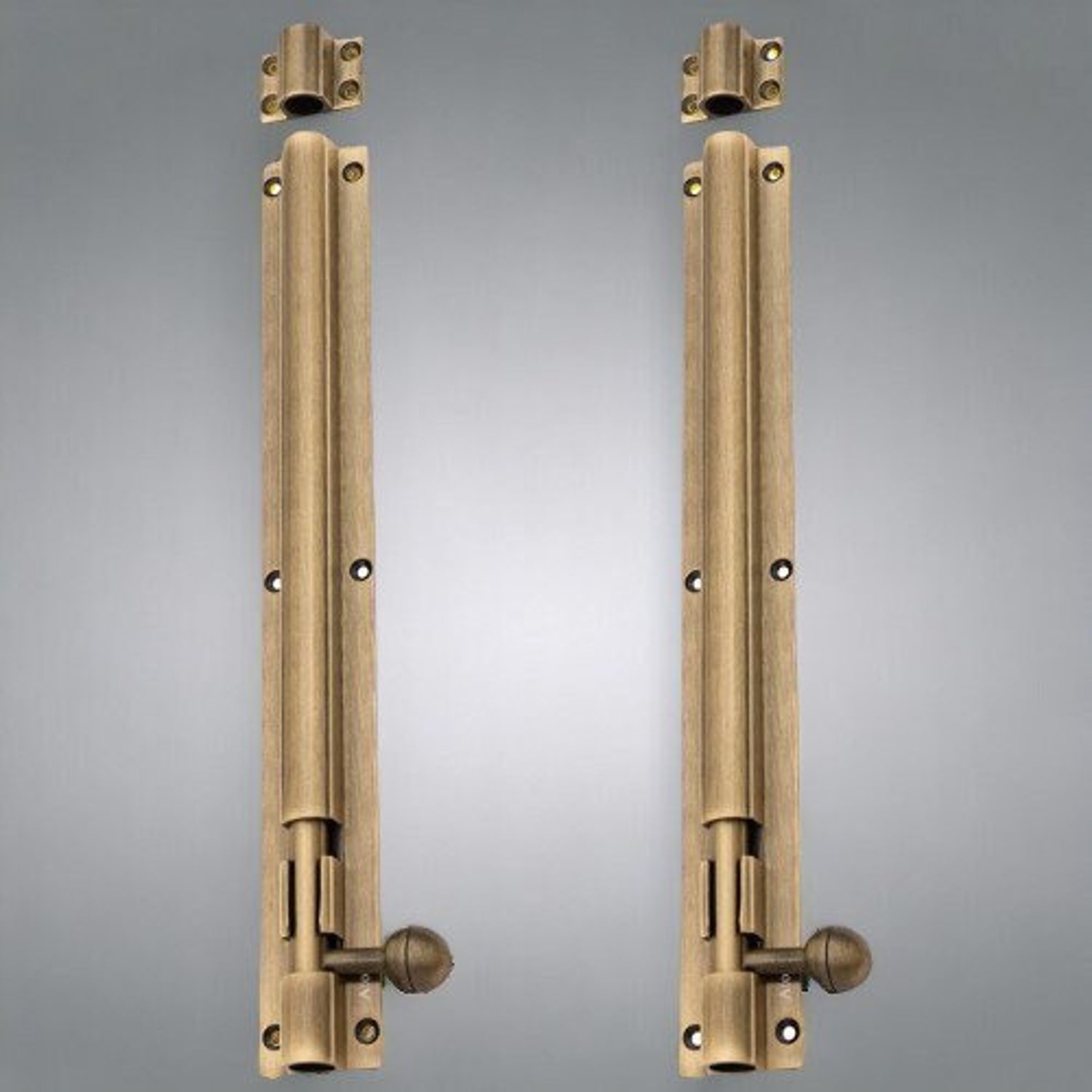 12 Inch Brass Tower Bolt Antique Finish Home and Offices Doors and ...