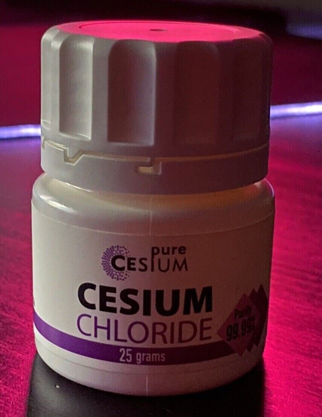 Pure Caesium Chloride 25 Grams 99.99% Purity Great Value, Dry Crystals ...