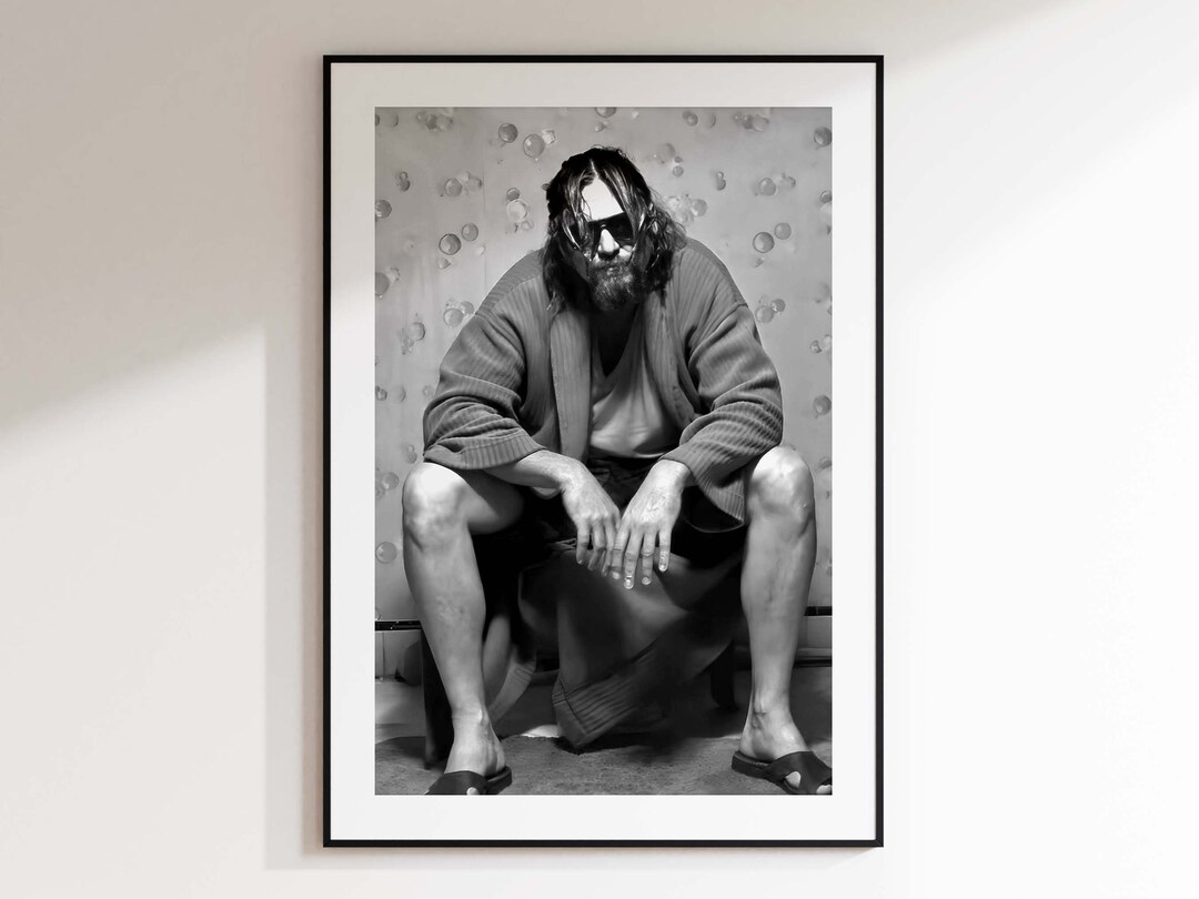 The Big Lebowski Movie Poster Where's is My Money Scene Funny Bathroom ...