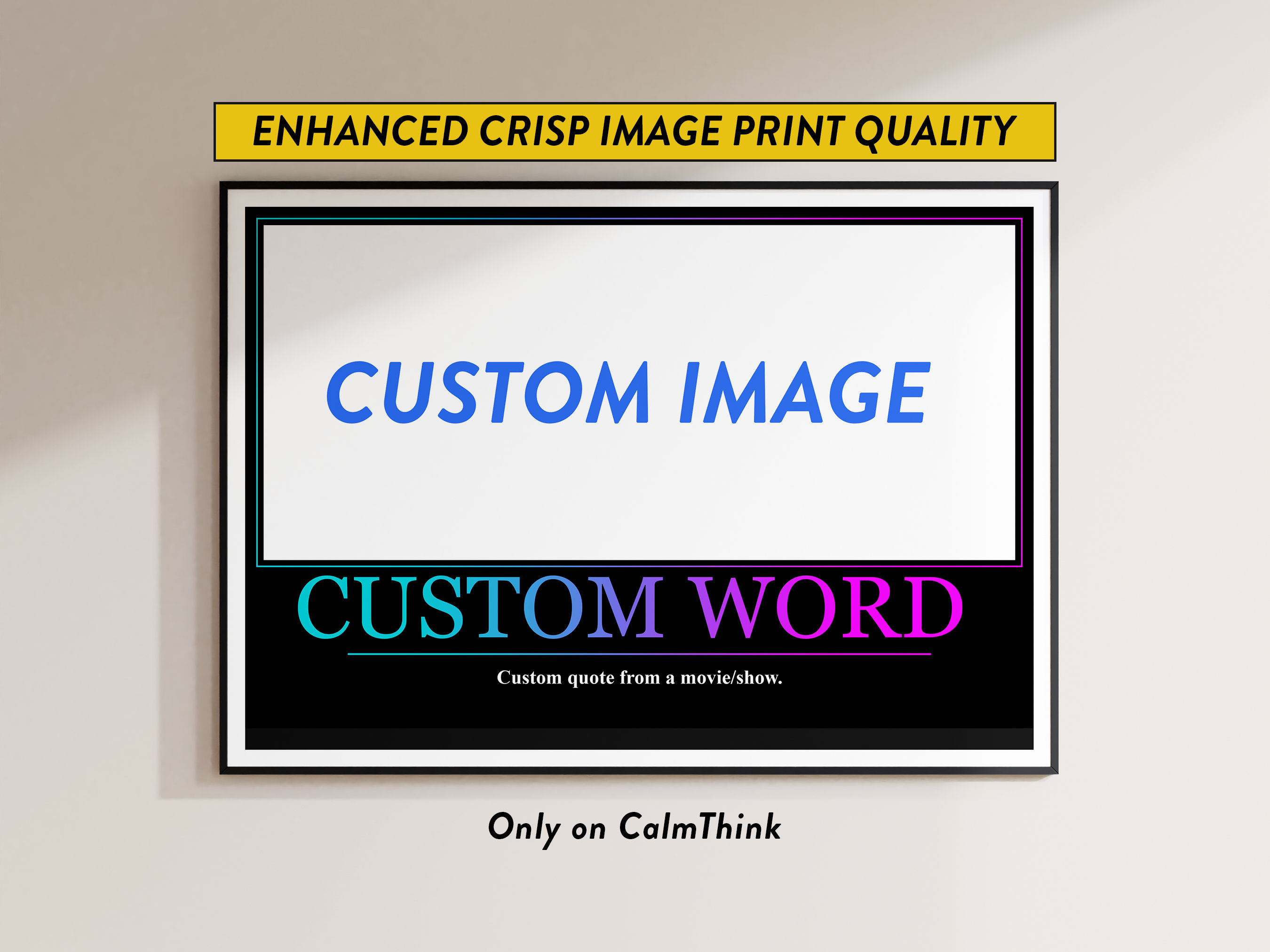 Custom Motivational Poster Quote Print Personalized Motivation - Etsy