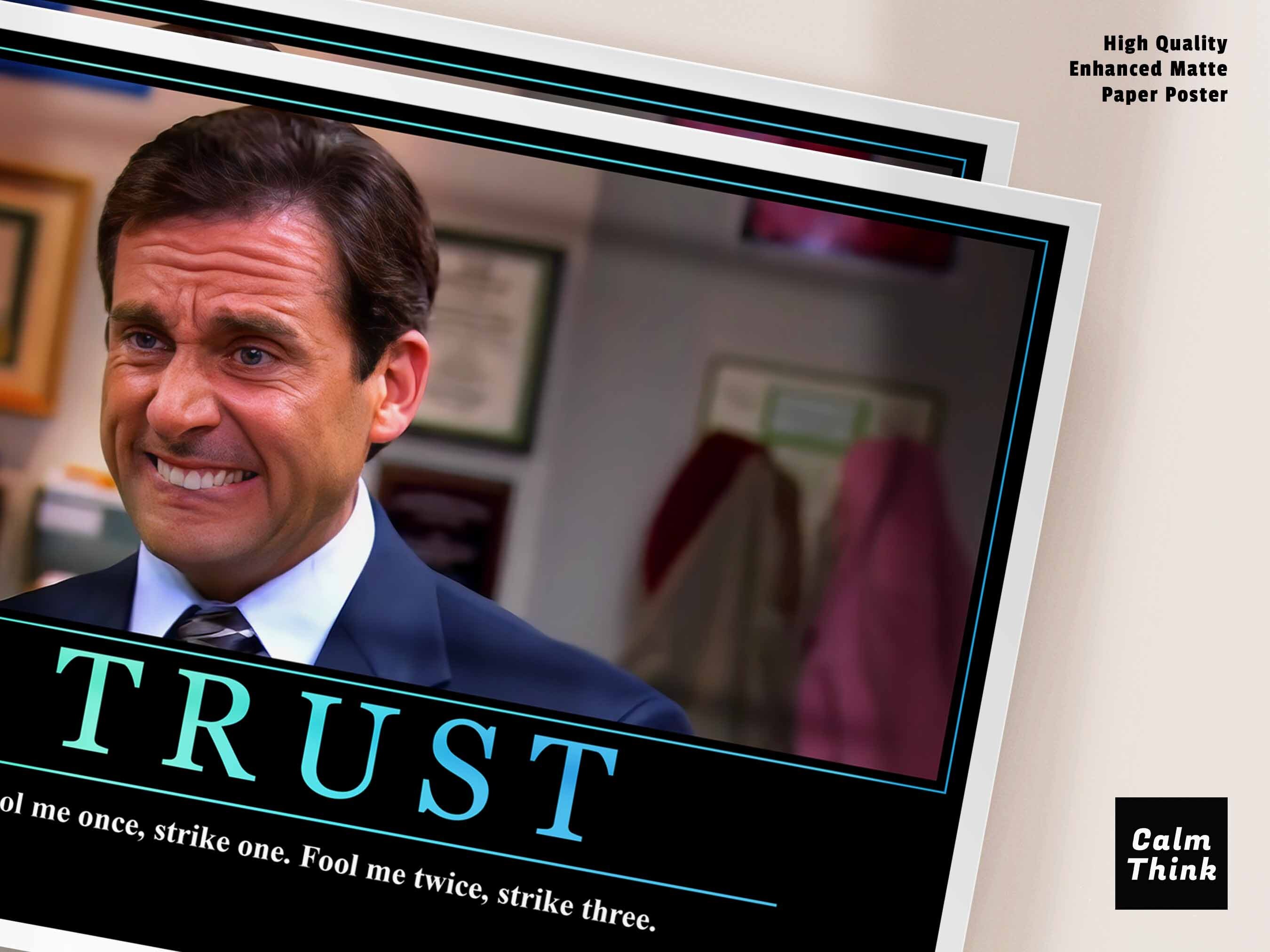 The Office Poster Motivational Poster Funny Wall Decor Michael No Meme ...