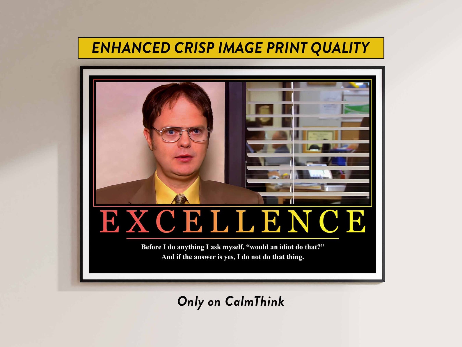 Motivational Posters Dwight Schrute Excellence Funny Gift Ideas the ...
