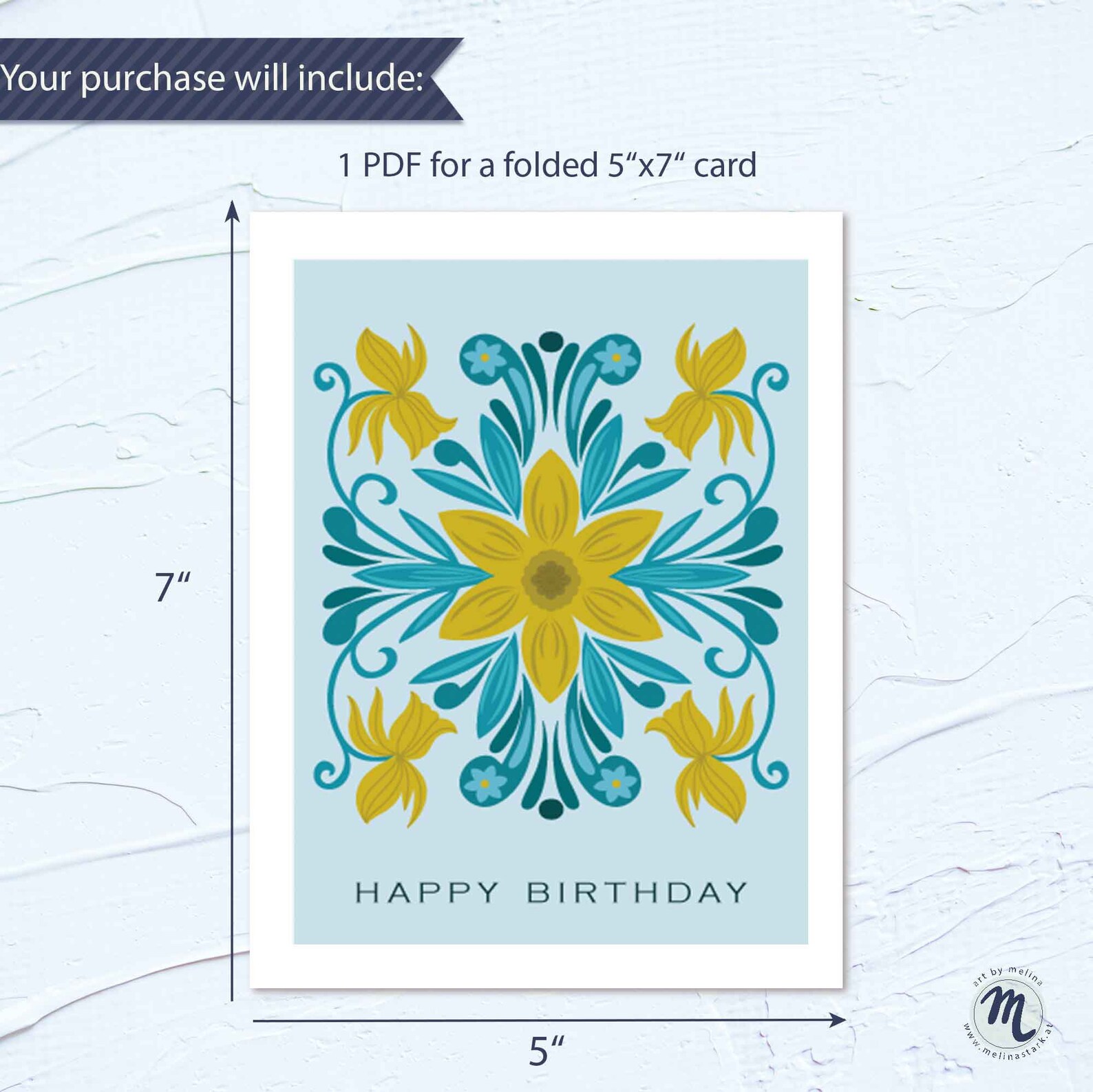 Printable March Flower Greeting Card, Happy Birthday, Daffodil, March ...