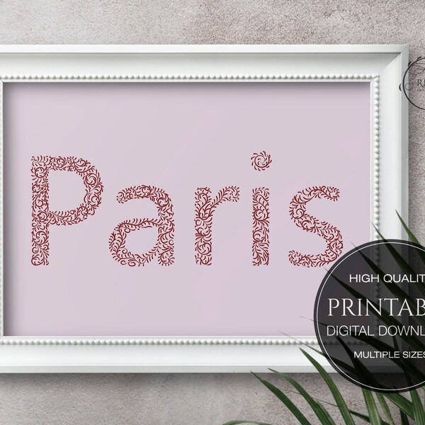 Paris Letters - Etsy
