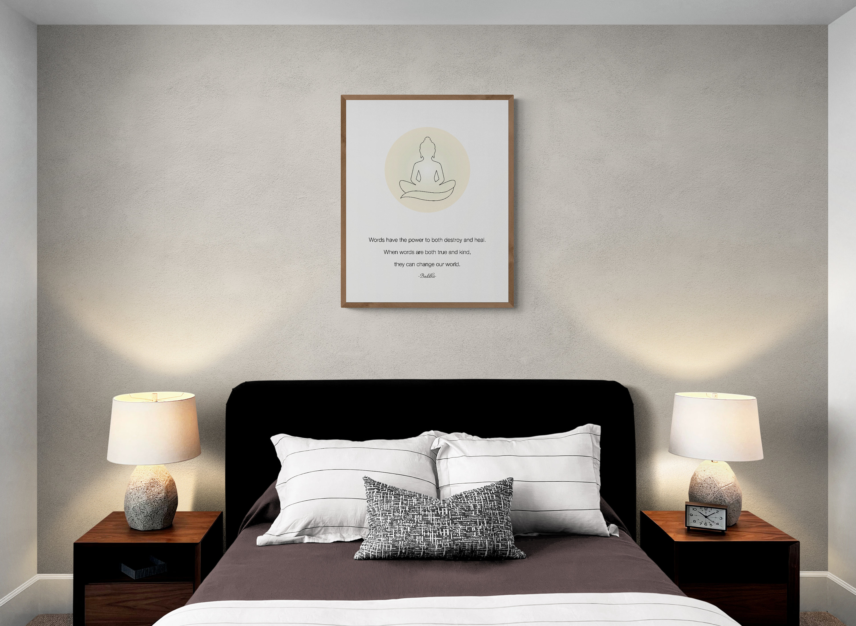 Buddha Quote Wall Art, Downloadable Minimalist Print, Yoga Decor ...