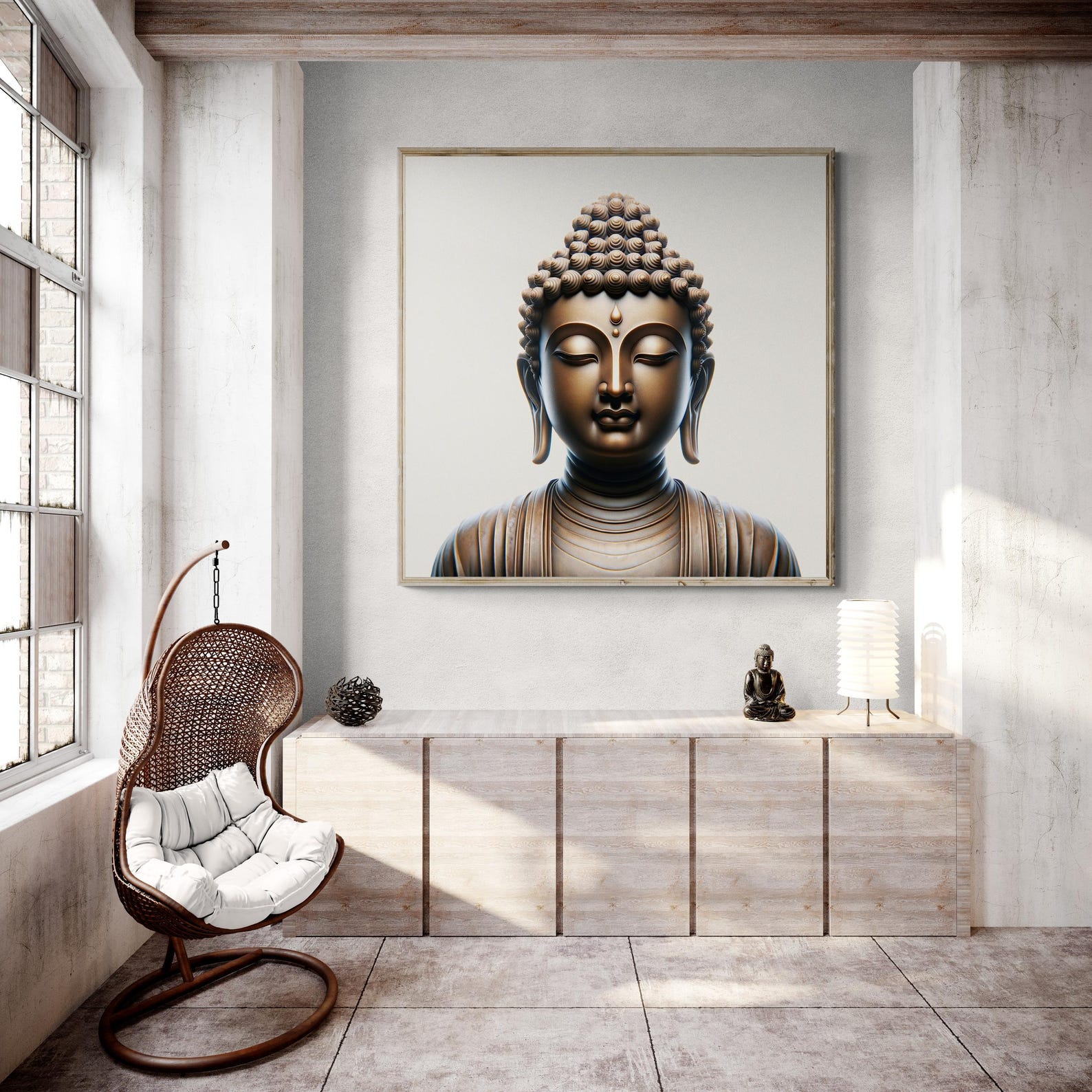 Buddha Wall Art Digital Print, Downloadable Zen Poster, Yoga Decor ...
