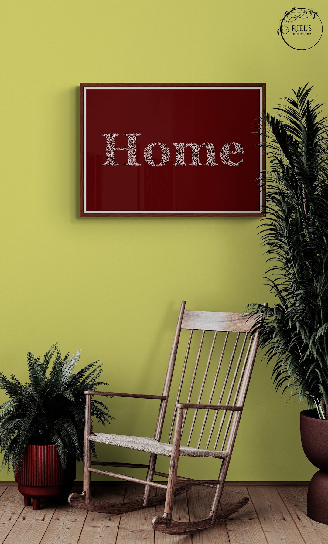 Home-word Wall Art, Downloadable Word Decoration, Wall Art Typography ...